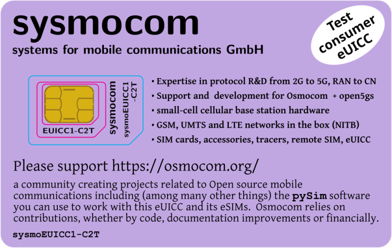 eUICC for consumer eSIM RSP with SGP.26 Test Certificates | SGP.26 Test ...