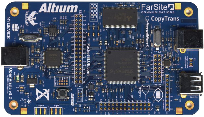 OpenVizsla v3.x USB Protocol Analyzer PCBA | openvizsla-pcba-v3.4