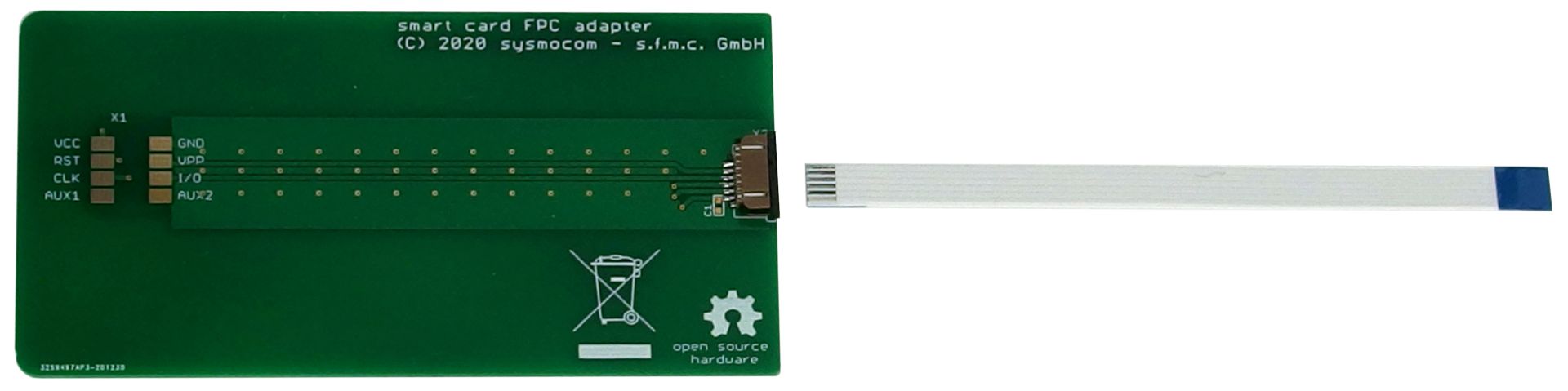 SIMtrace Smart Card FPC Cable (full size) | smartcard-fpc-kit