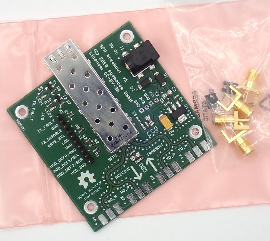 SFP breakout board v1 kit | sfp-bo-v1-kit